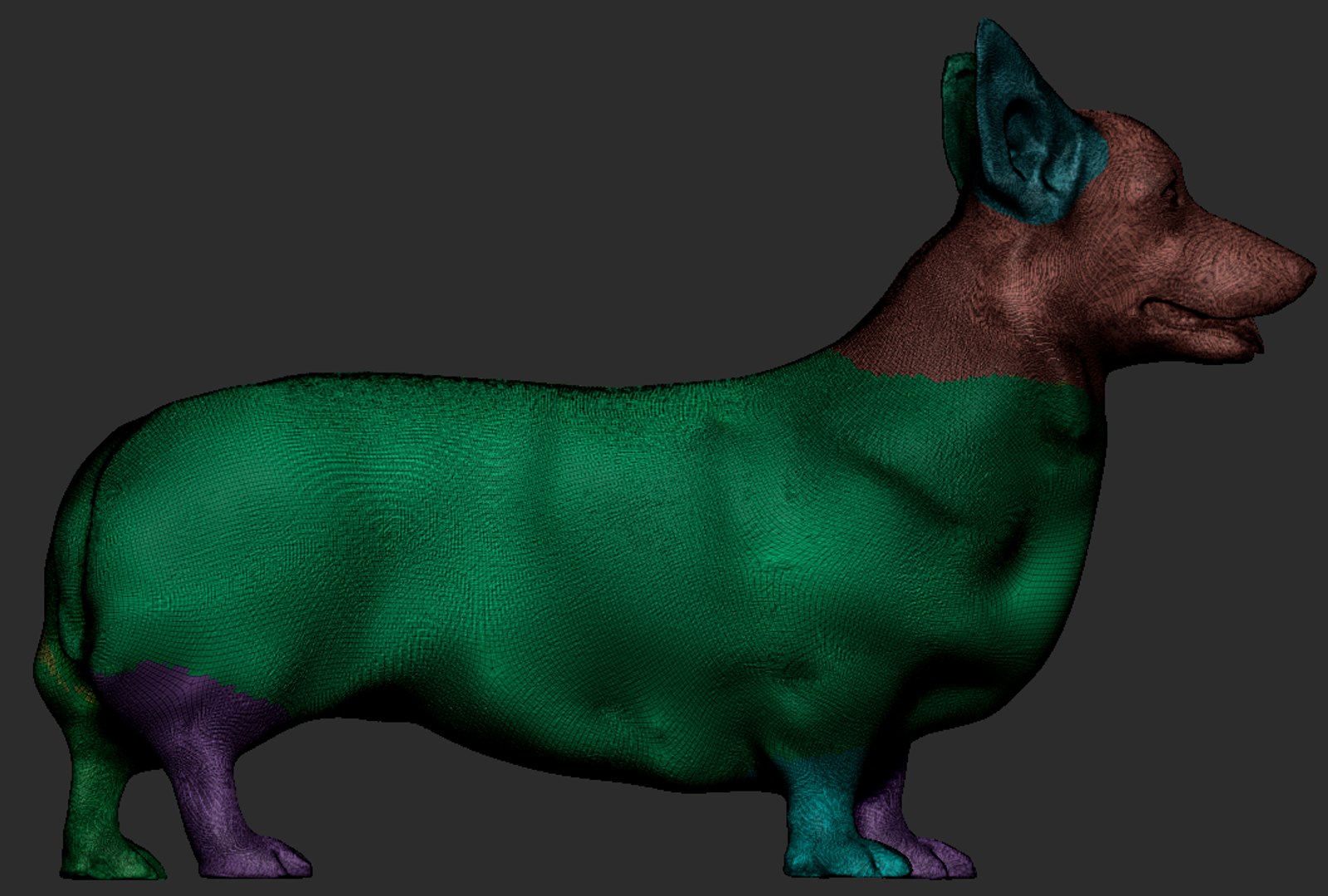 2020 Corgi Dog 3D Model - TurboSquid 1621926