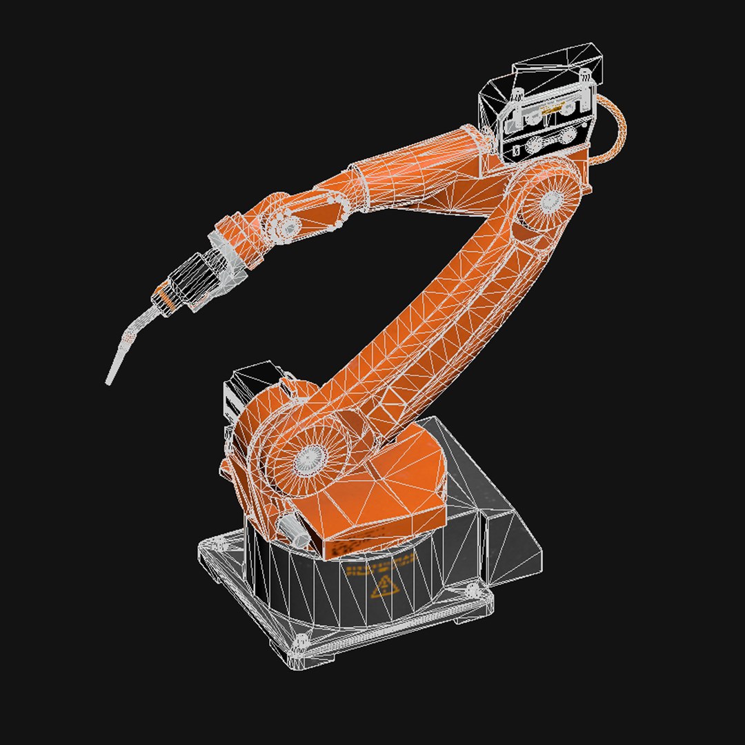 Industrial Welder Robot 3D Model - TurboSquid 1235541