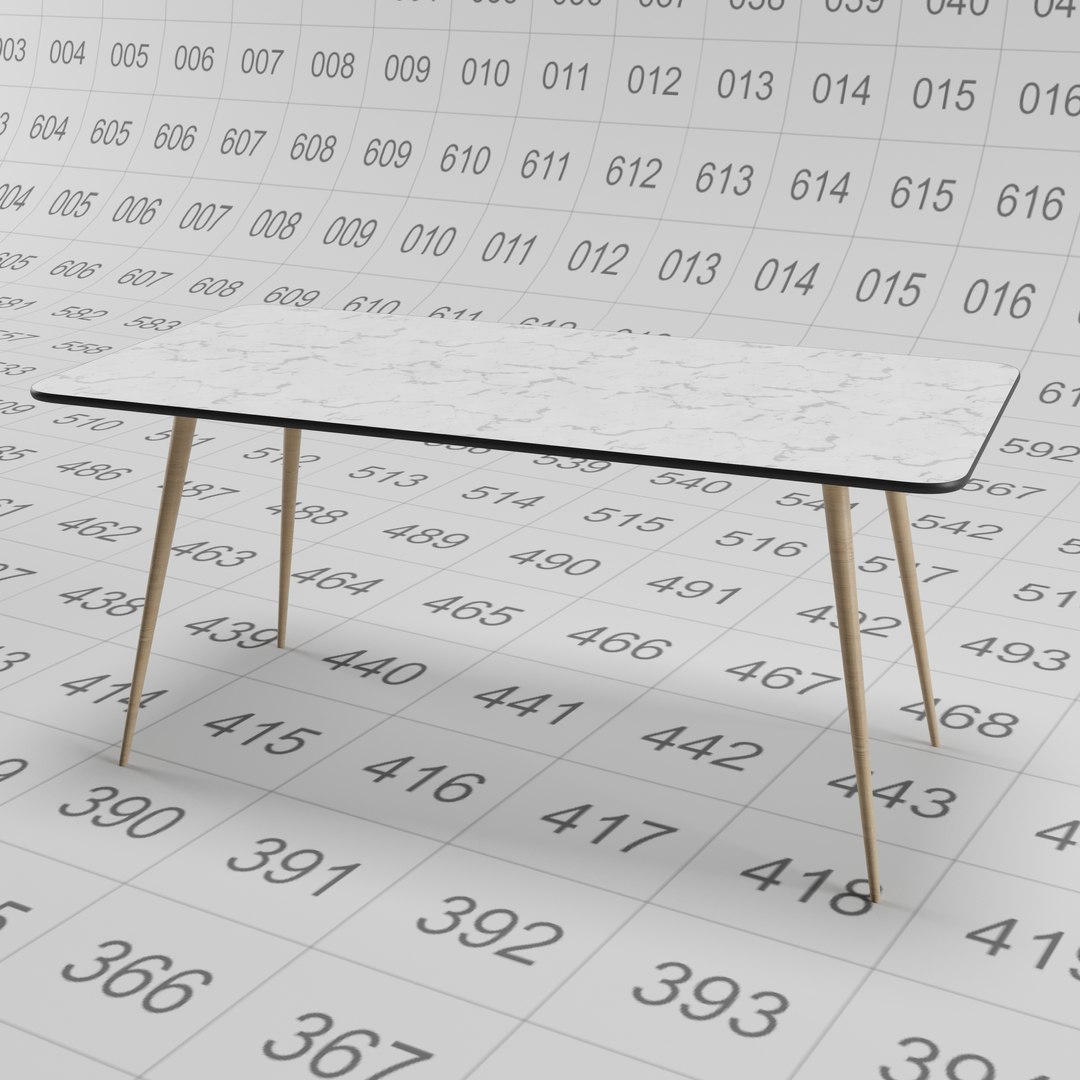 Table 3D Model - TurboSquid 1982708