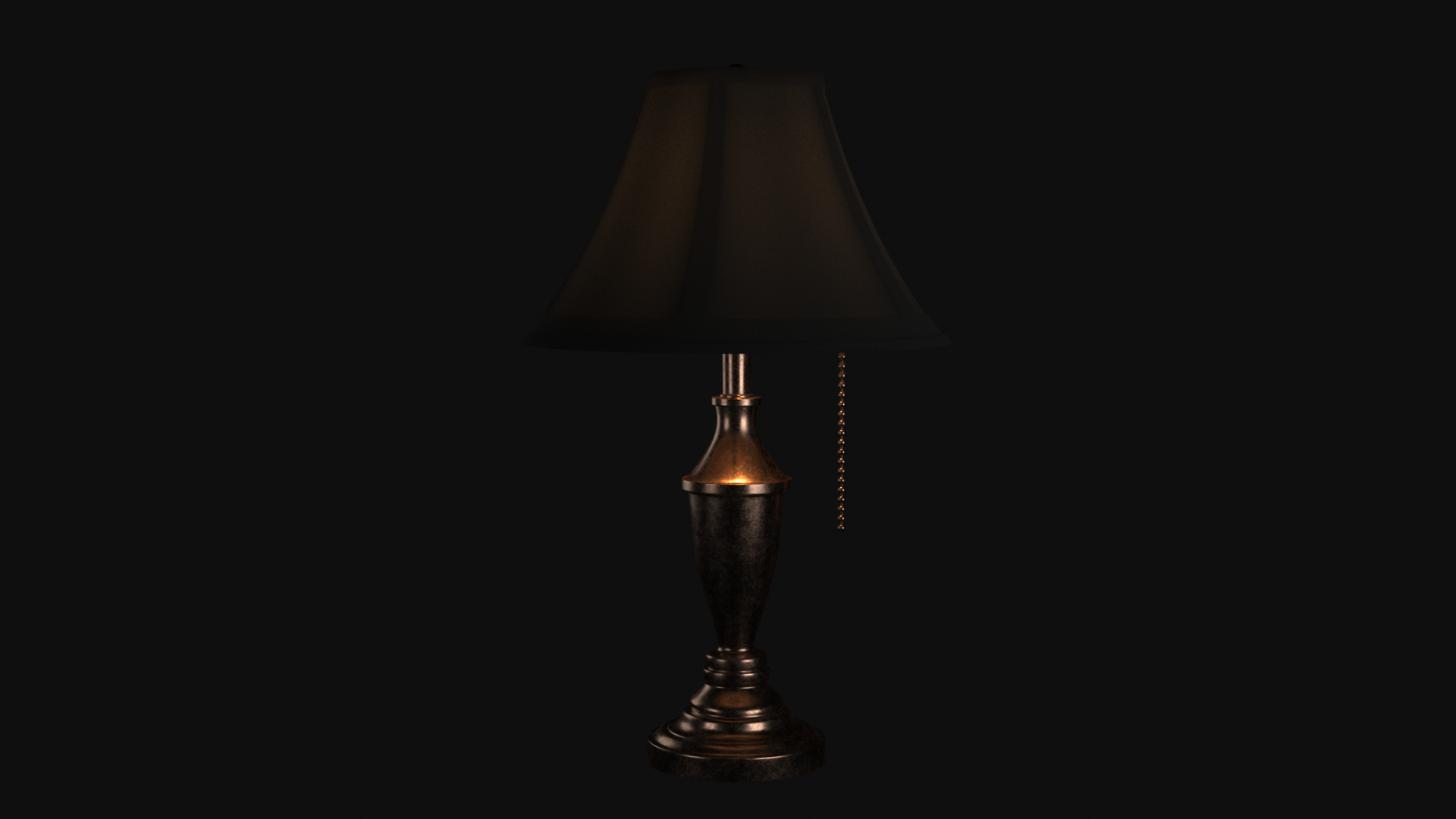 3D vintage table lamp light model - TurboSquid 1569719