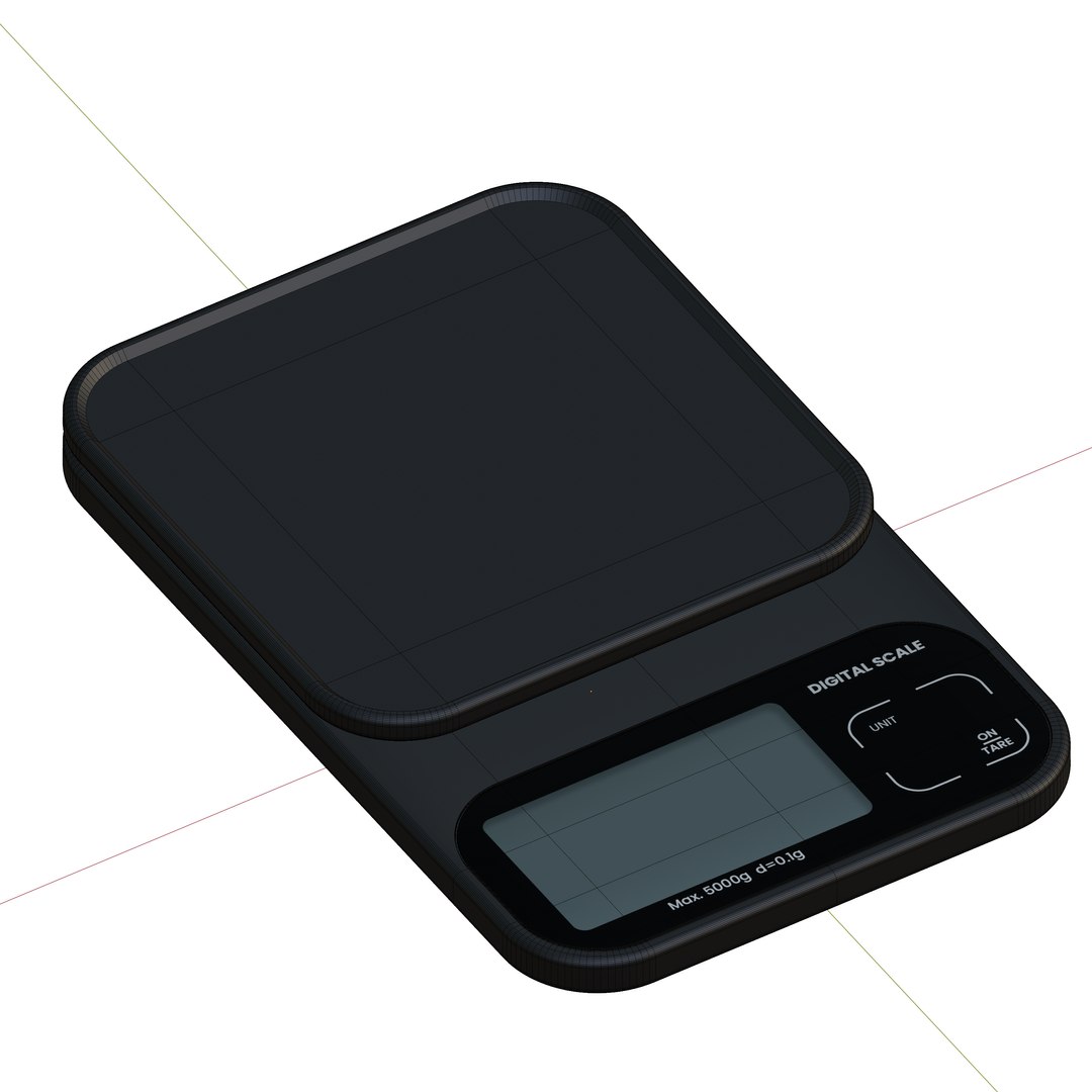 3D Small Digital Scale - TurboSquid 2410356