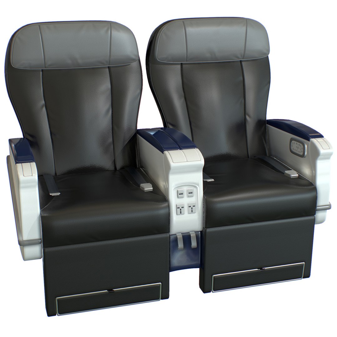 3D Model Airplane First Class Seat - TurboSquid 2129343