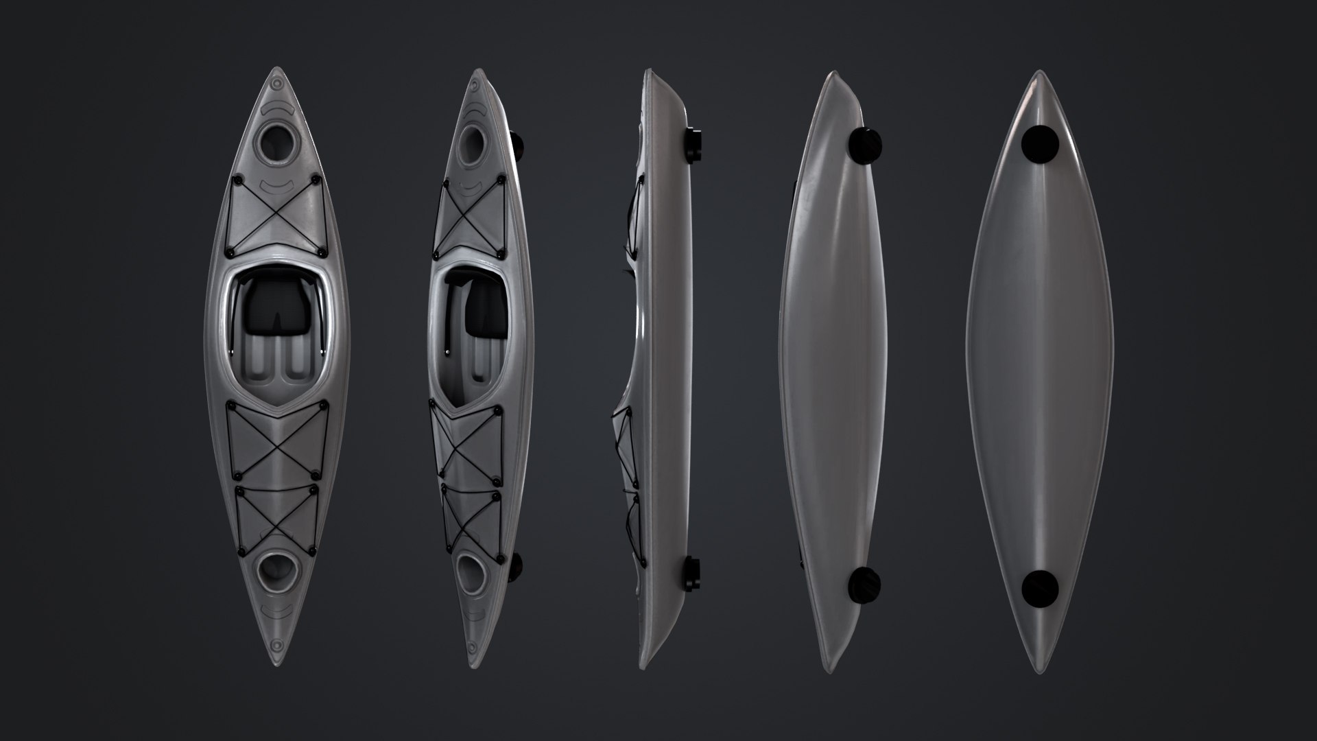 3D Kayak - TurboSquid 2244940