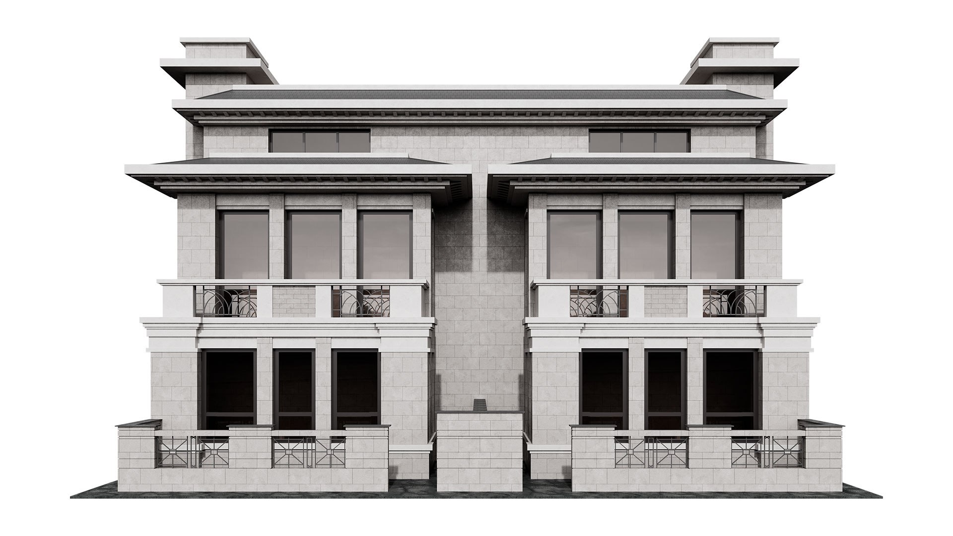 Villa Block 01 3D Model - TurboSquid 1856020