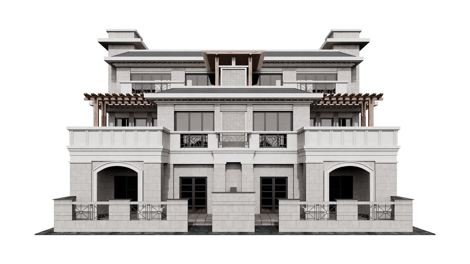 Villa Block 01 3D Model - TurboSquid 1856020