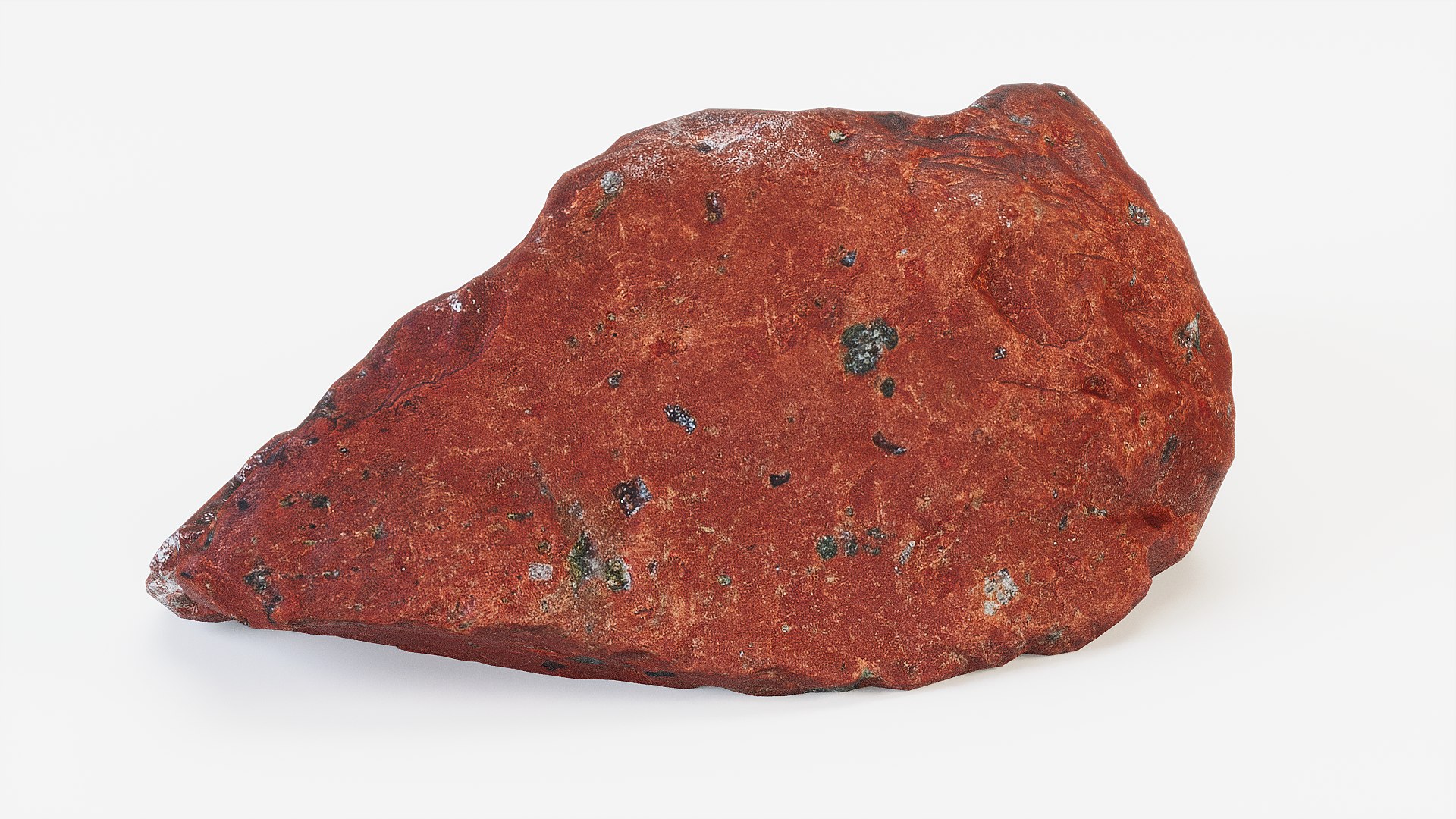 3D Model Small Red Stone - TurboSquid 2002446