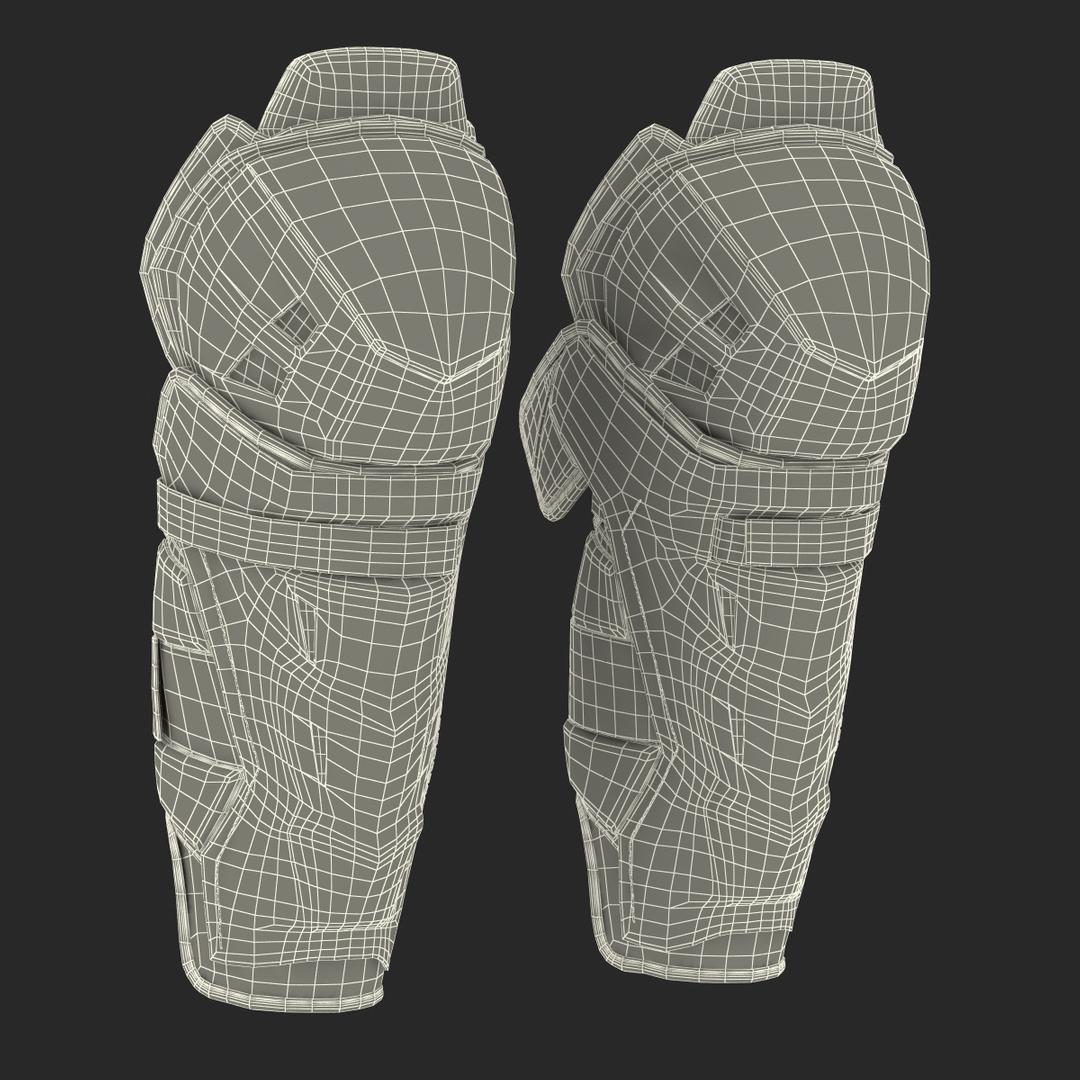 Hockey Shin Pads Obj