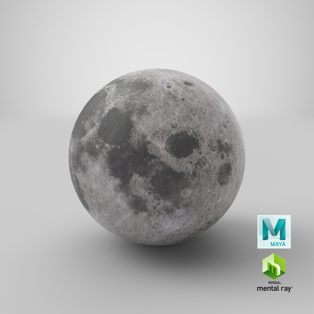 Earth Moon 3D Model - TurboSquid 1389103