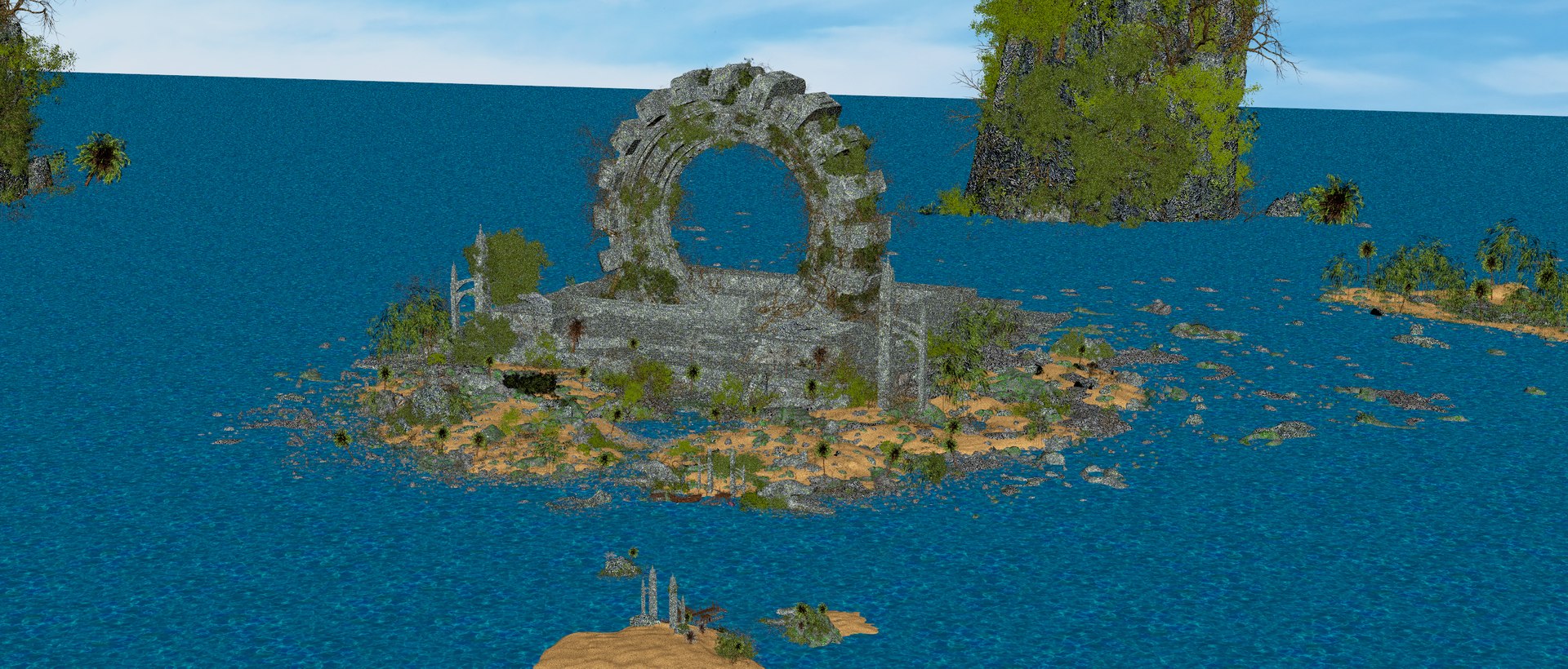 Ancient StarGate Environment 3D Model - TurboSquid 2202713