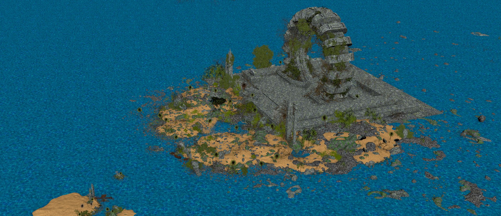 Ancient StarGate Environment 3D Model - TurboSquid 2202713