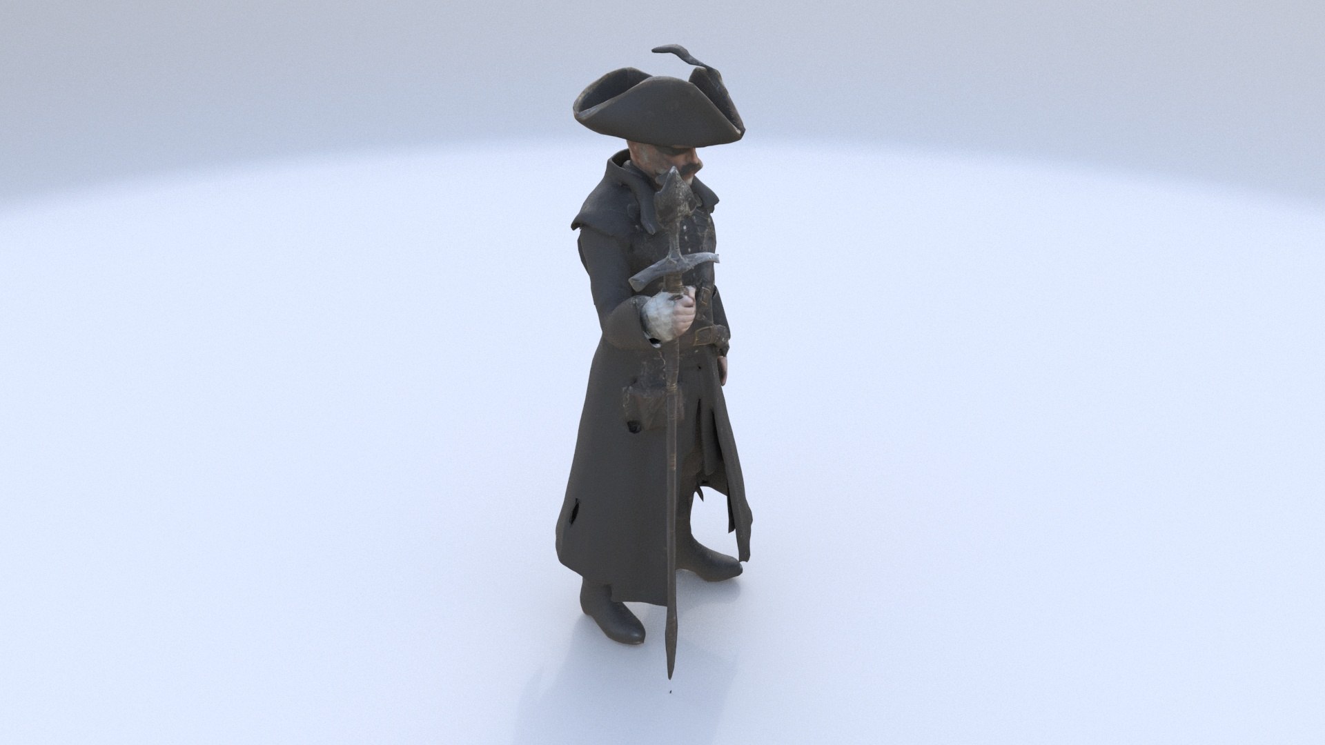 3D Phantom Pirate Swashbuckler Model - TurboSquid 2336779