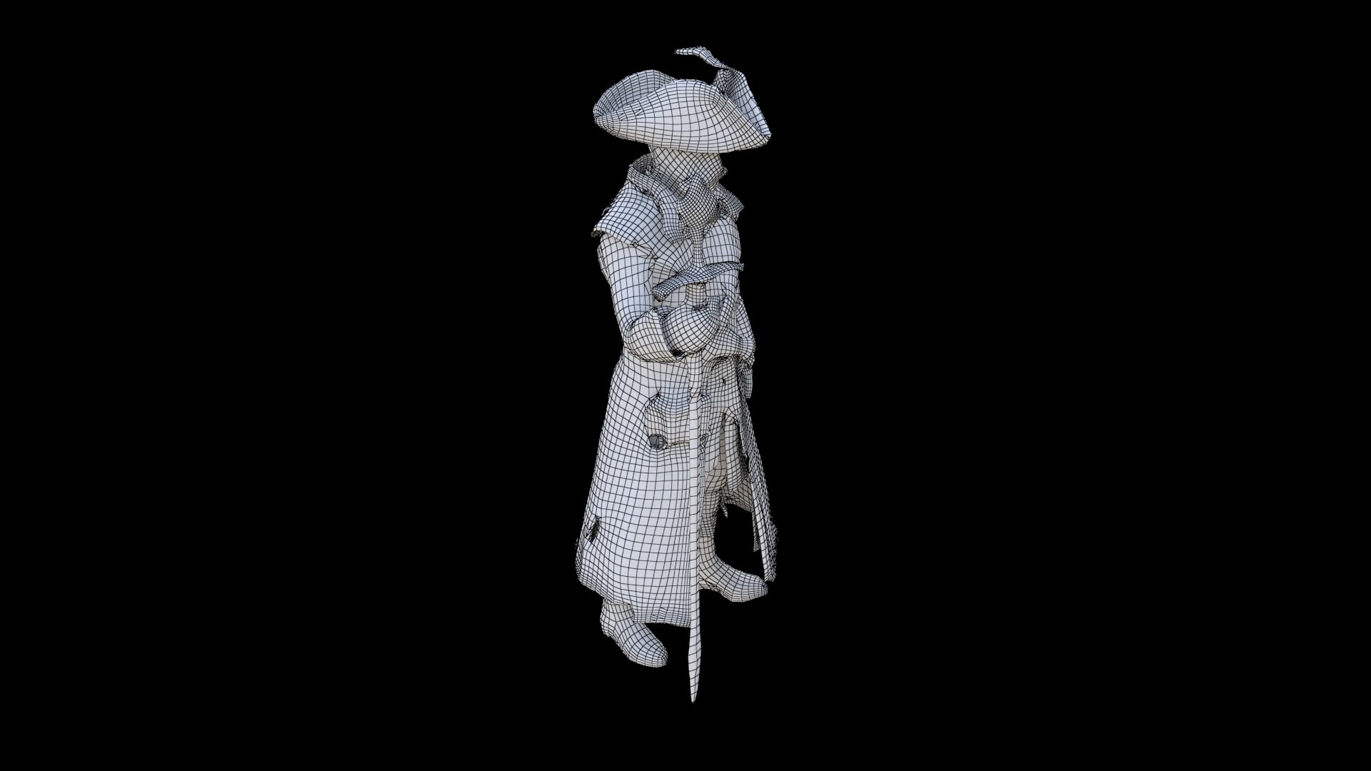 3D Phantom Pirate Swashbuckler Model - TurboSquid 2336779