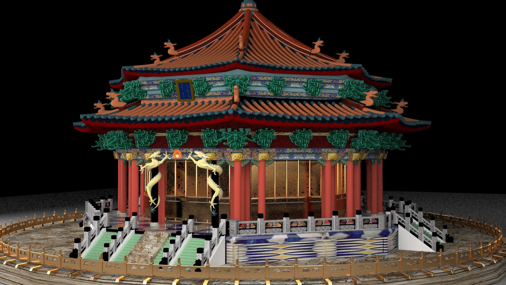 Chinese Ancient House 3D Model - TurboSquid 1986178