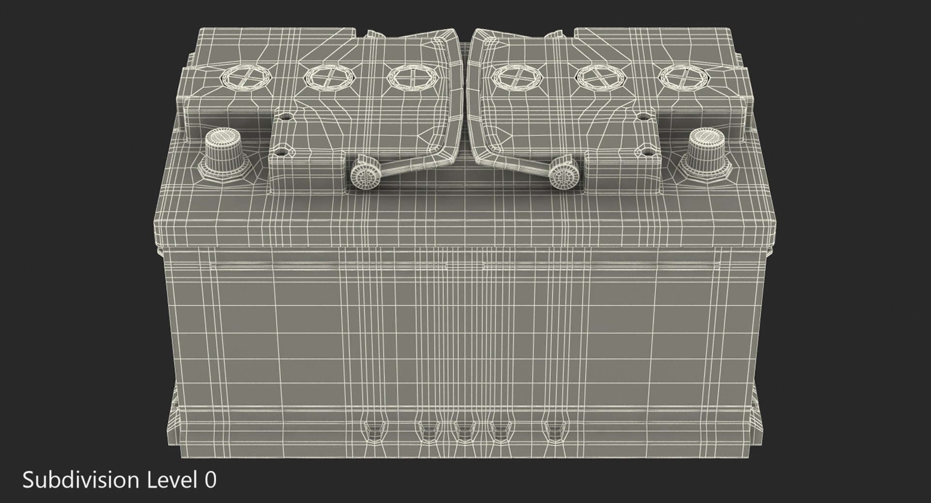 12 Volt Car Battery Model - TurboSquid 1230763