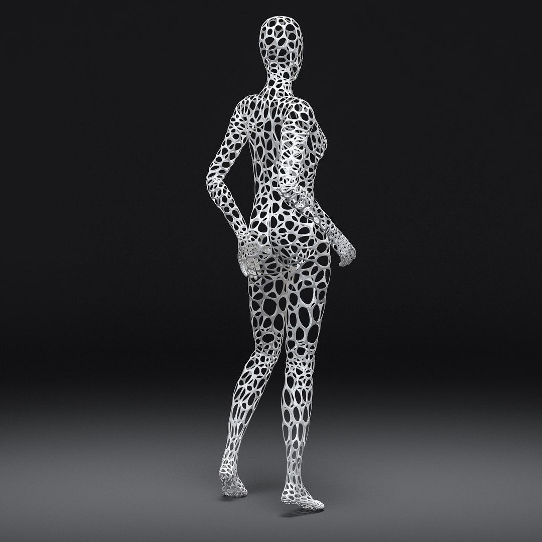 3D Model Female Wire Mannequin - TurboSquid 1173793