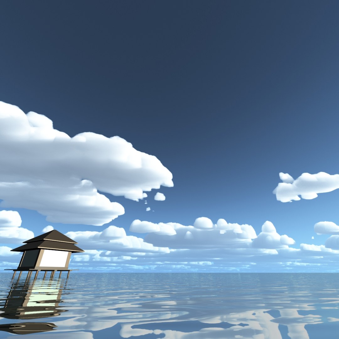 3d sky clouds