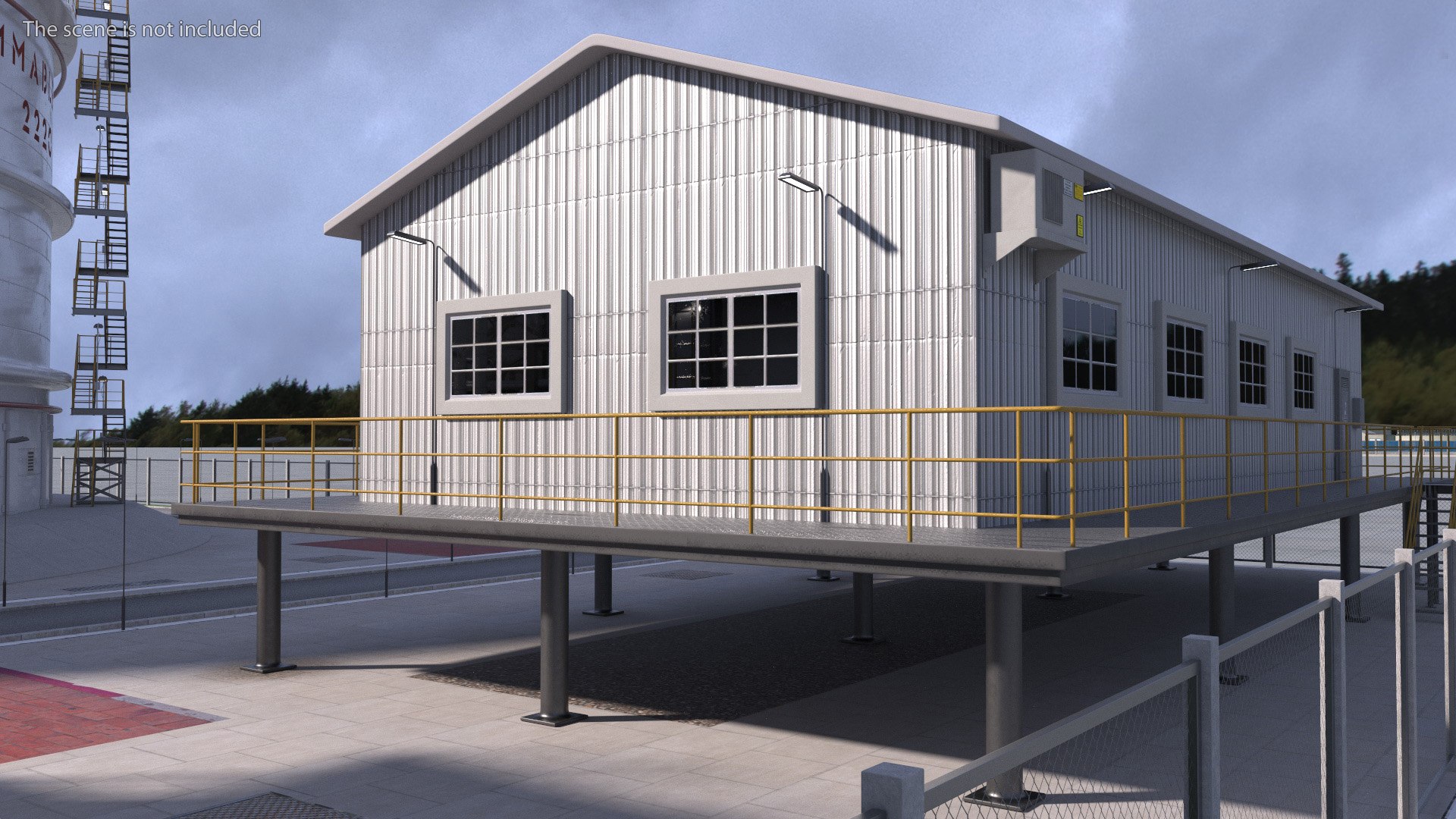 3D Model Steel Cabin - TurboSquid 2311845
