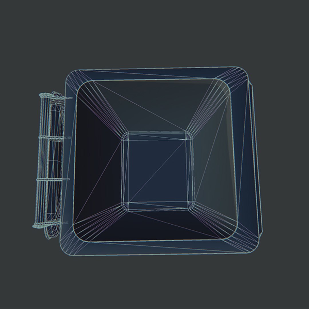 3d Model Wheelie Bin