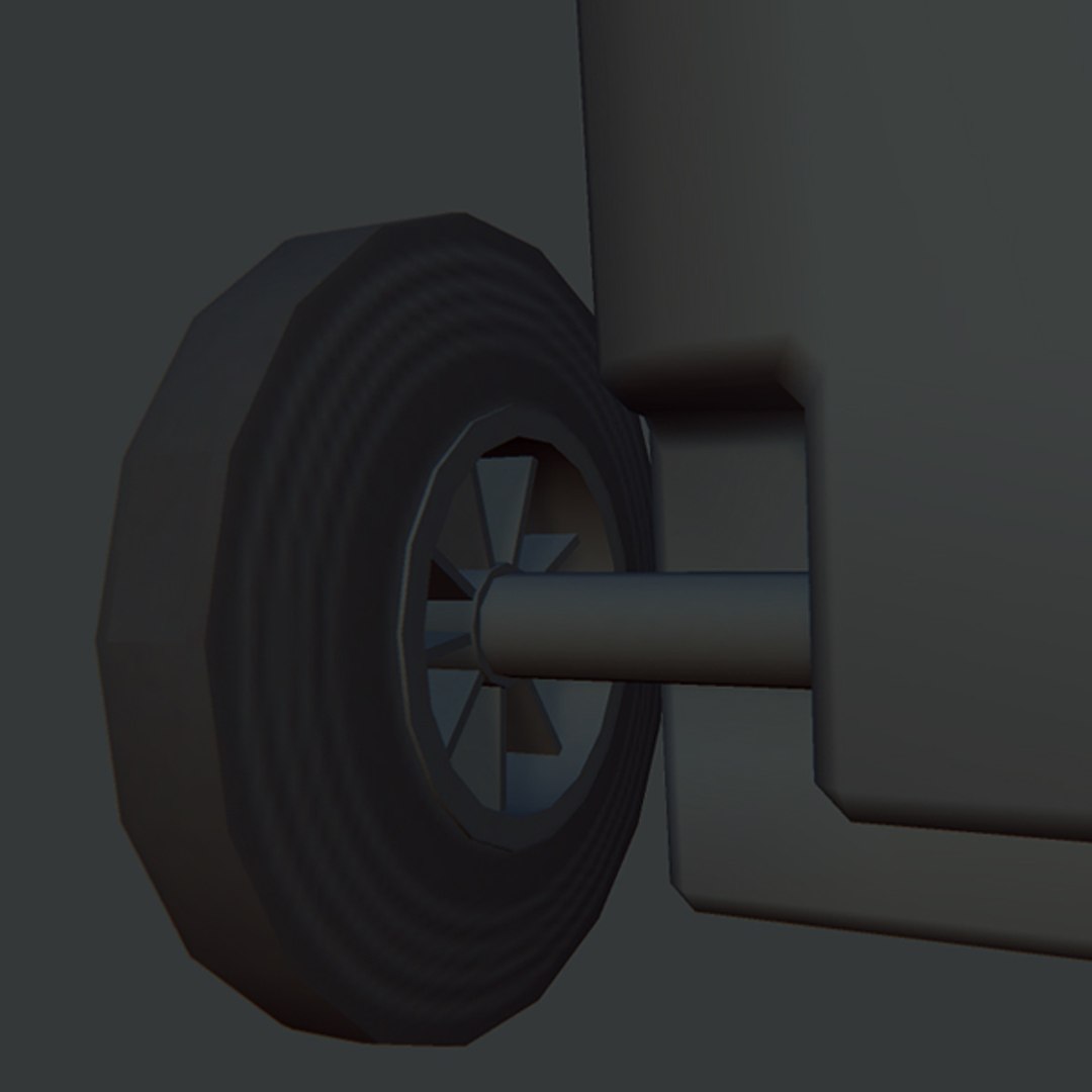 3d Model Wheelie Bin