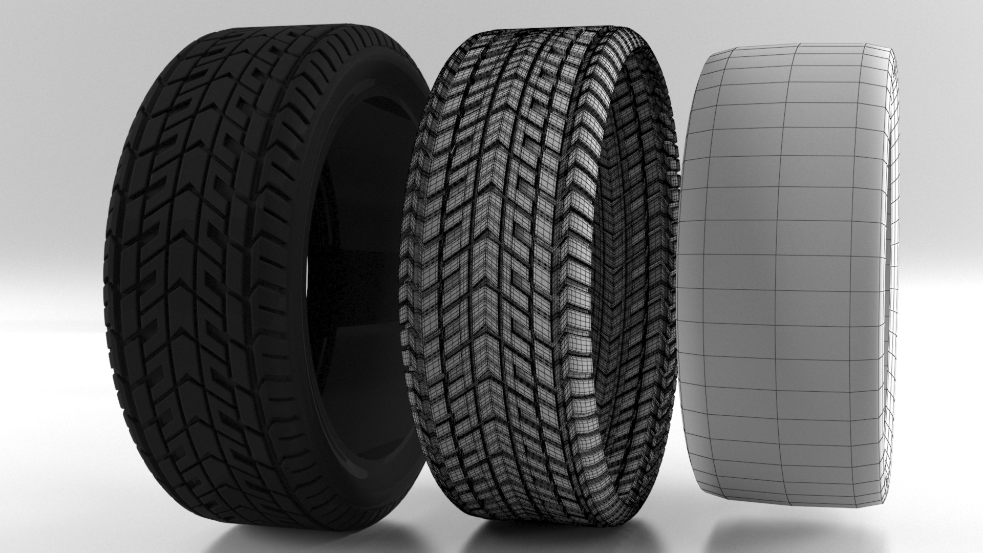 Free 3D Car Tire - TurboSquid 1239665