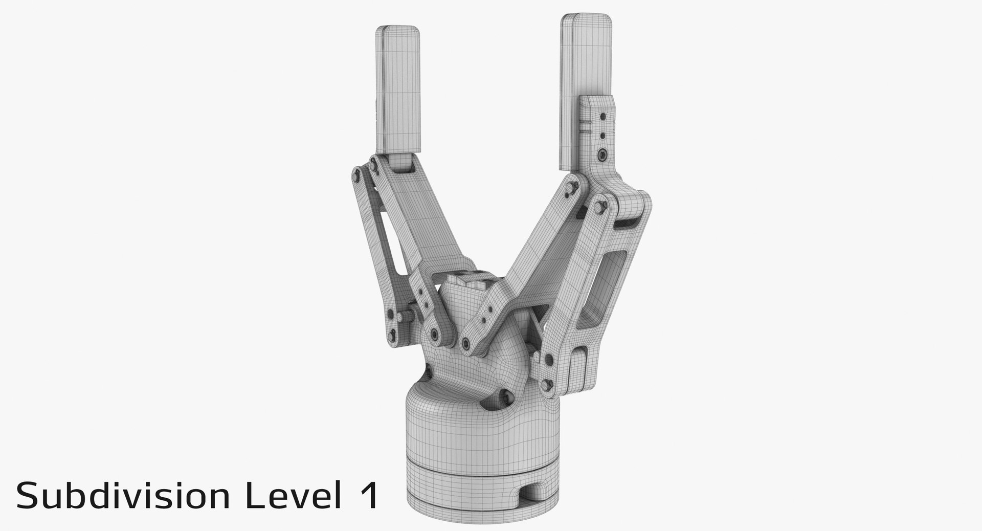 Rigged Long Parallel Gripper Model - TurboSquid 1310939