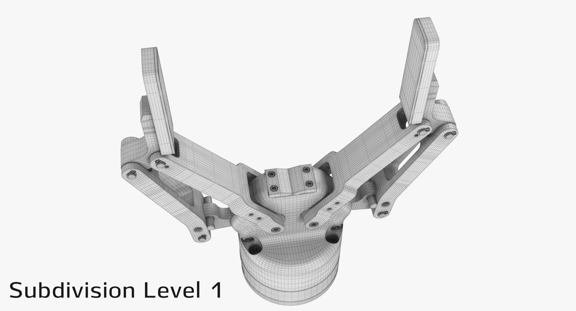 Rigged Long Parallel Gripper Model - TurboSquid 1310939
