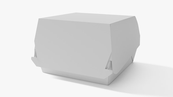 3D burger box 2 model - TurboSquid 1452037