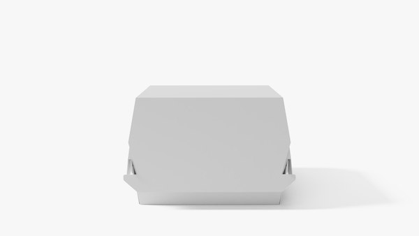 3D burger box 2 model - TurboSquid 1452037