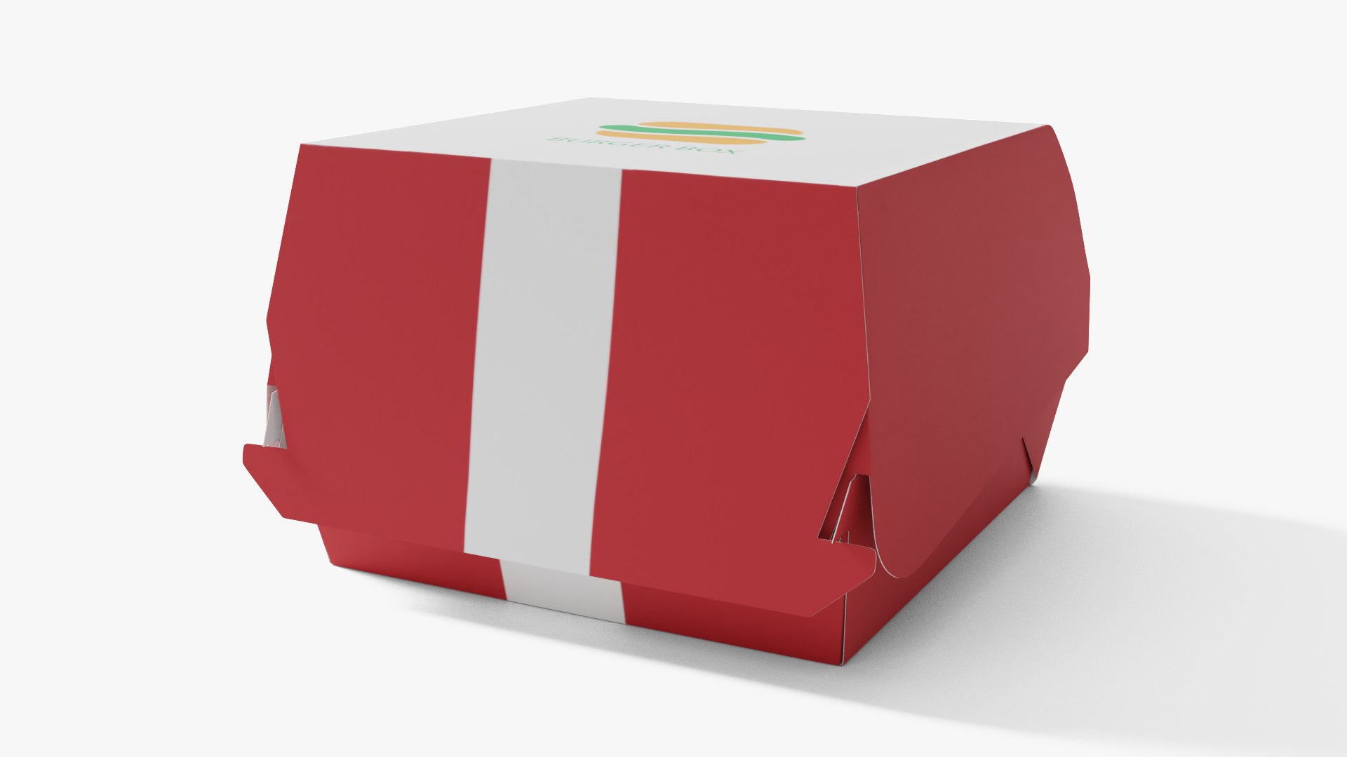 3D Burger Box 2 Model - TurboSquid 1452037