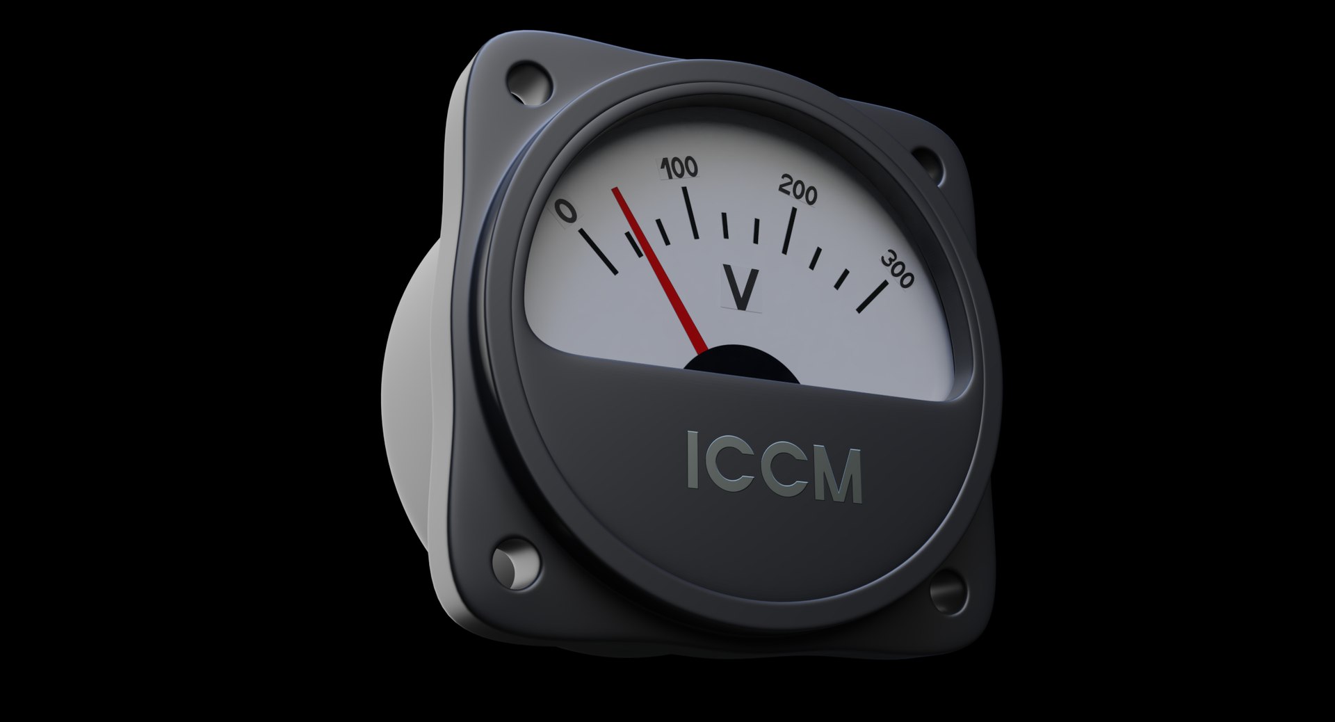 Industrial Analog Voltmeter Procedurally 3D - TurboSquid 1427298