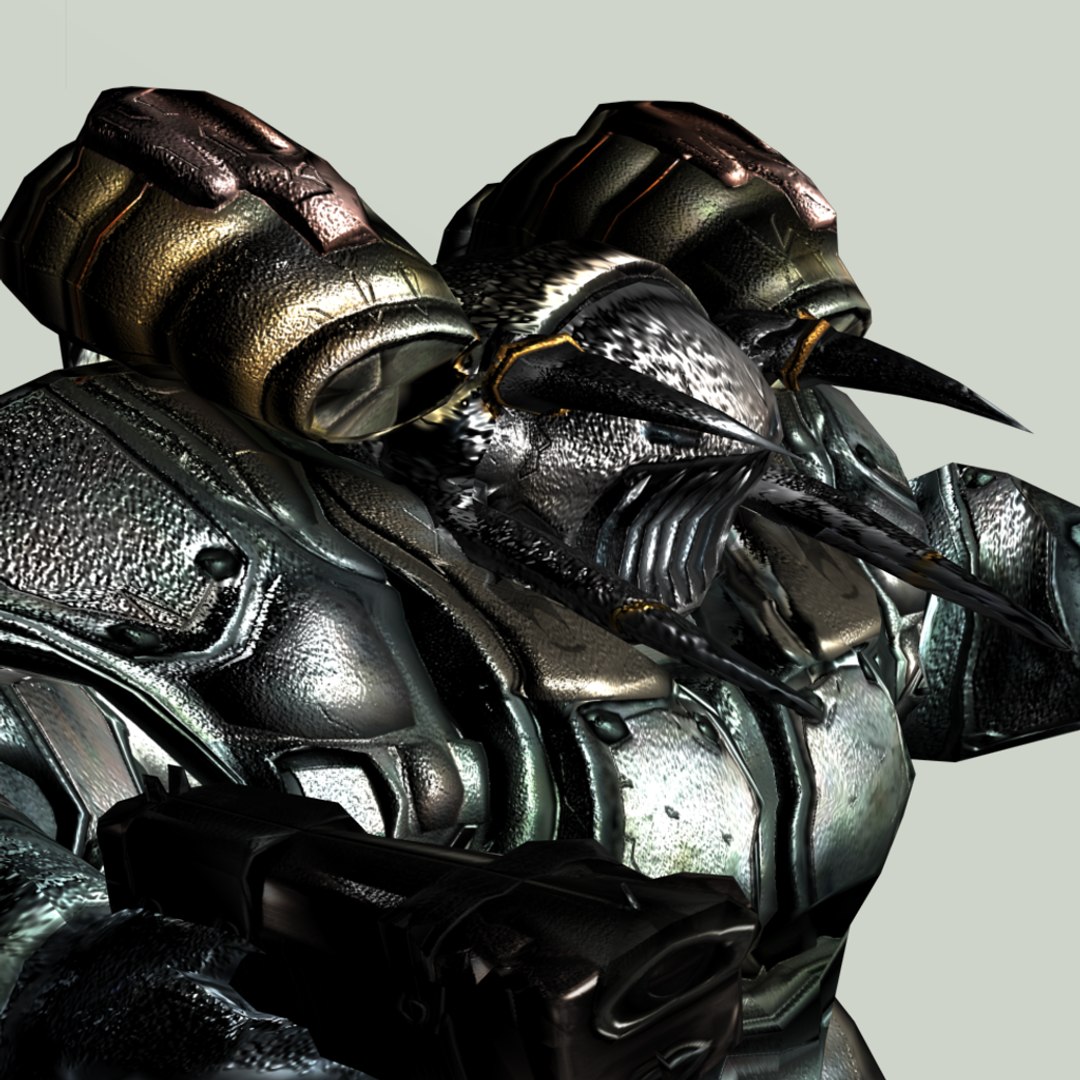 3d X Alien Monster Character Rigged