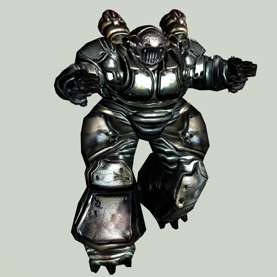 3d X Alien Monster Character Rigged