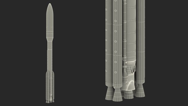 Atlas 500 series expendable model - TurboSquid 1441039