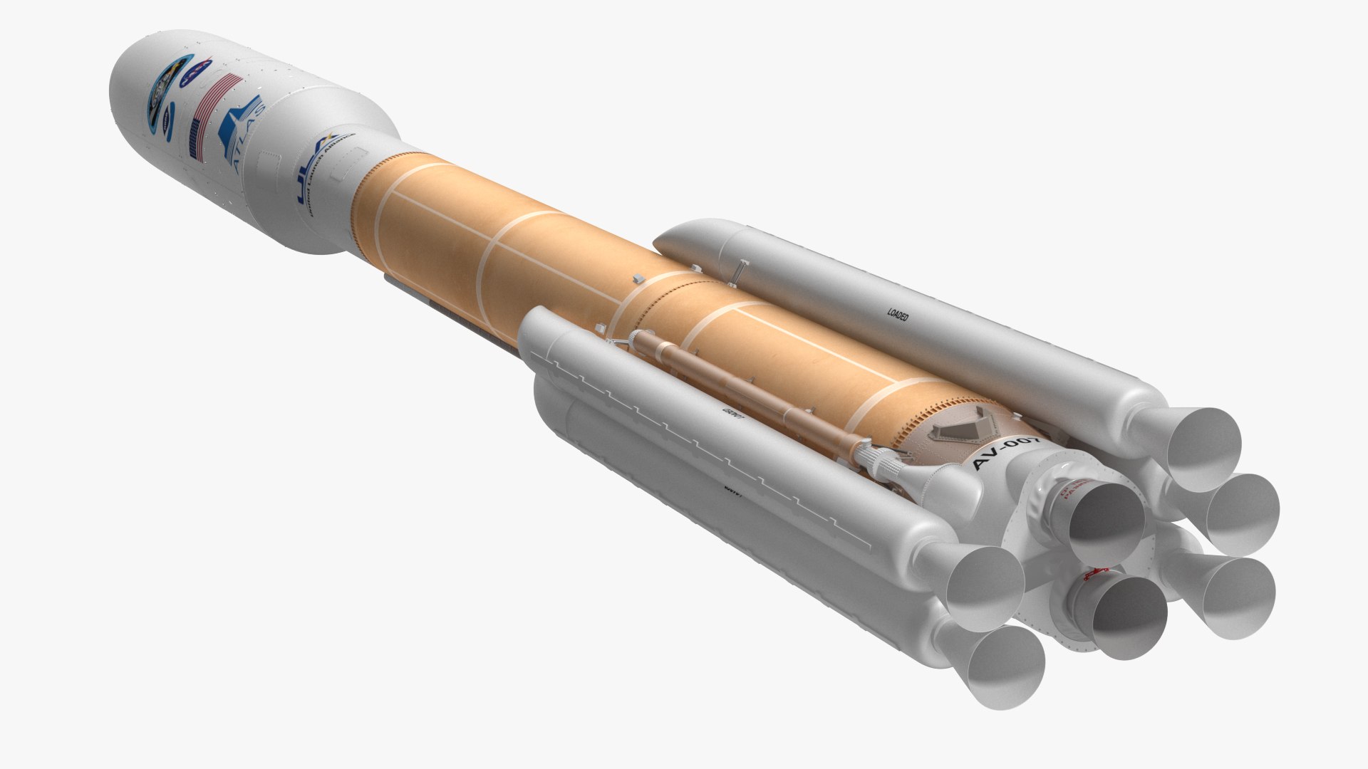 Atlas 500 Series Expendable Model - TurboSquid 1441039