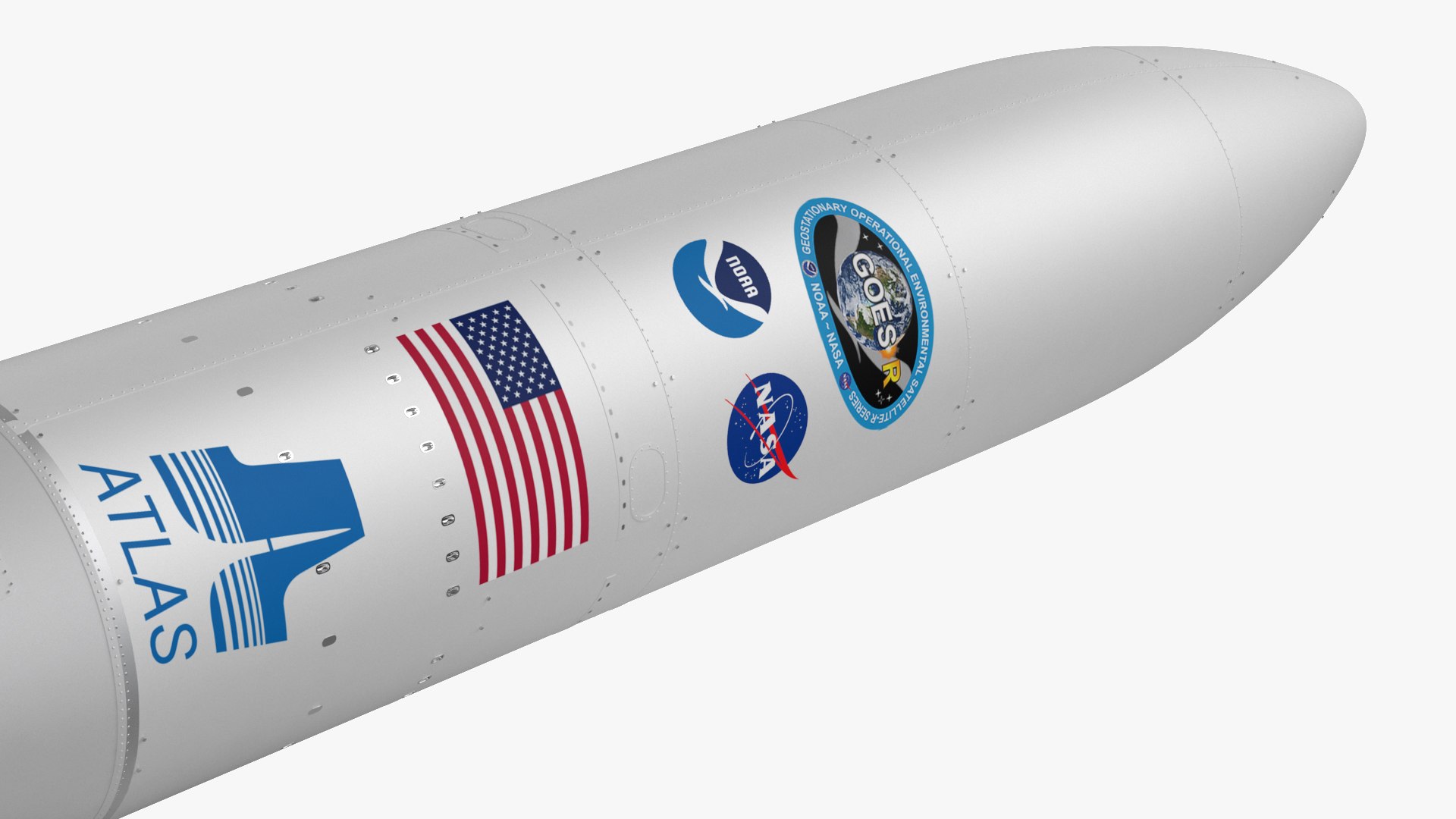 Atlas 500 series expendable model - TurboSquid 1441039