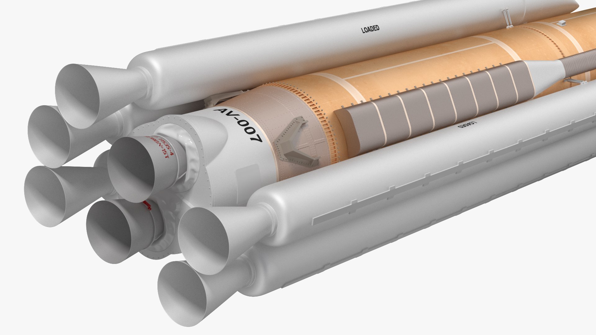 Atlas 500 series expendable model - TurboSquid 1441039