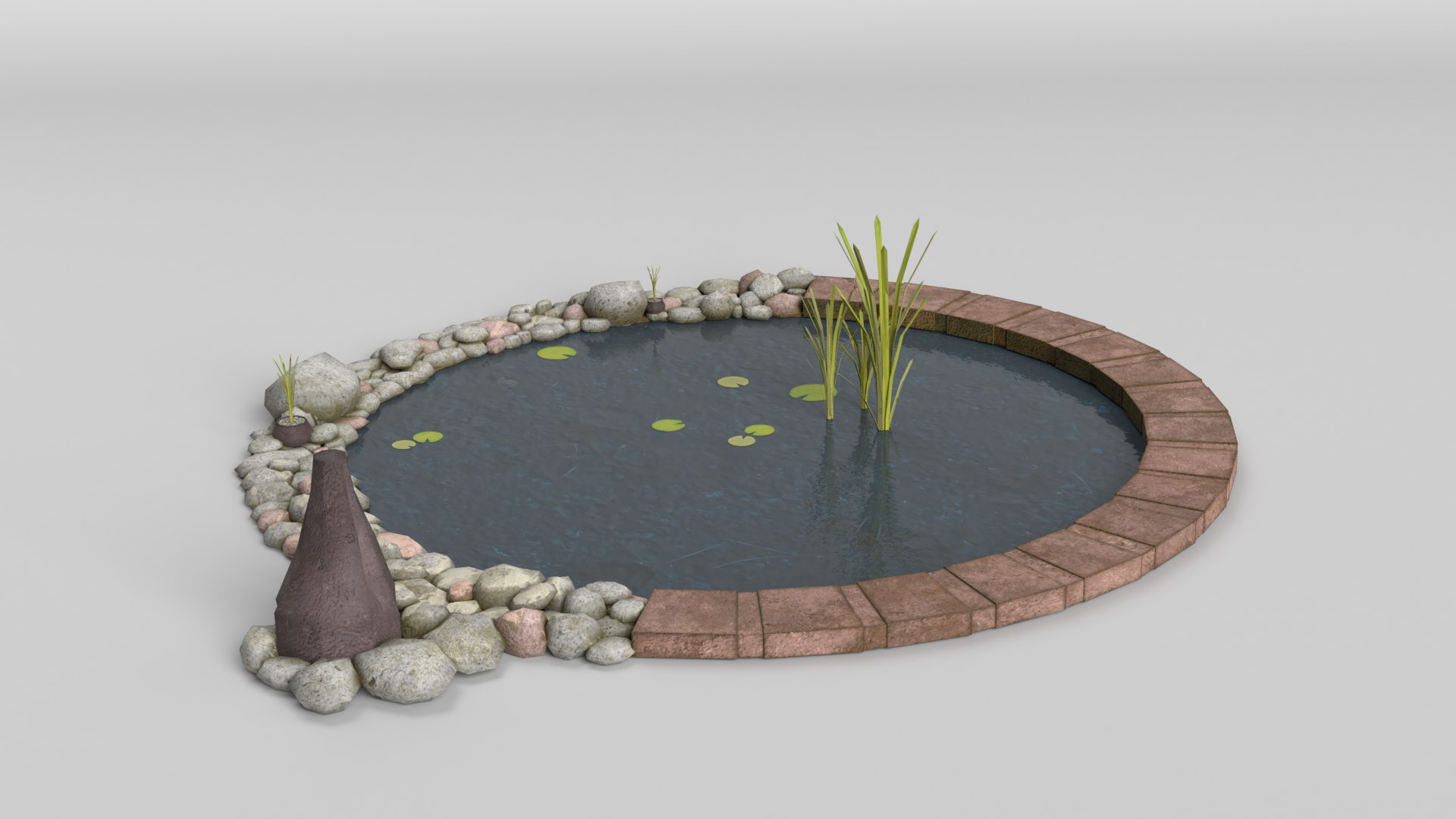 Pond 3 3D model - TurboSquid 1772013