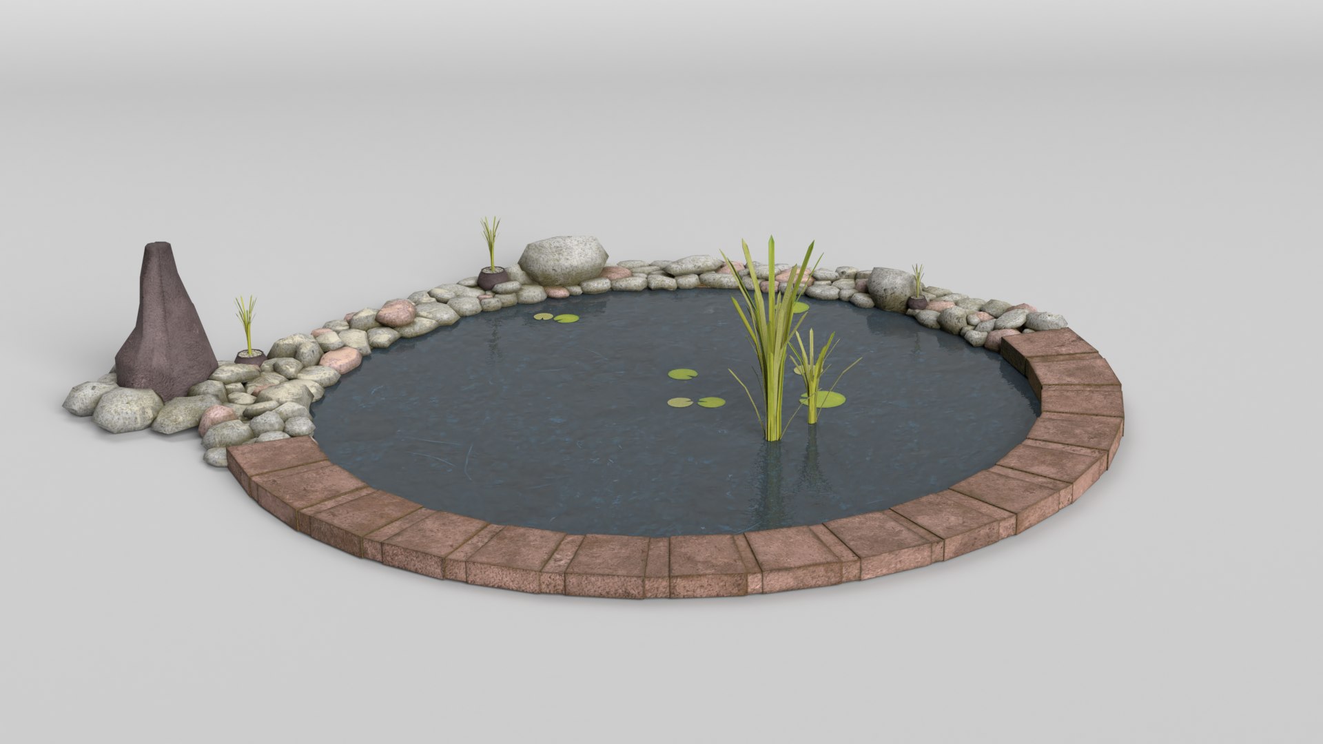 Pond 3 3D model - TurboSquid 1772013