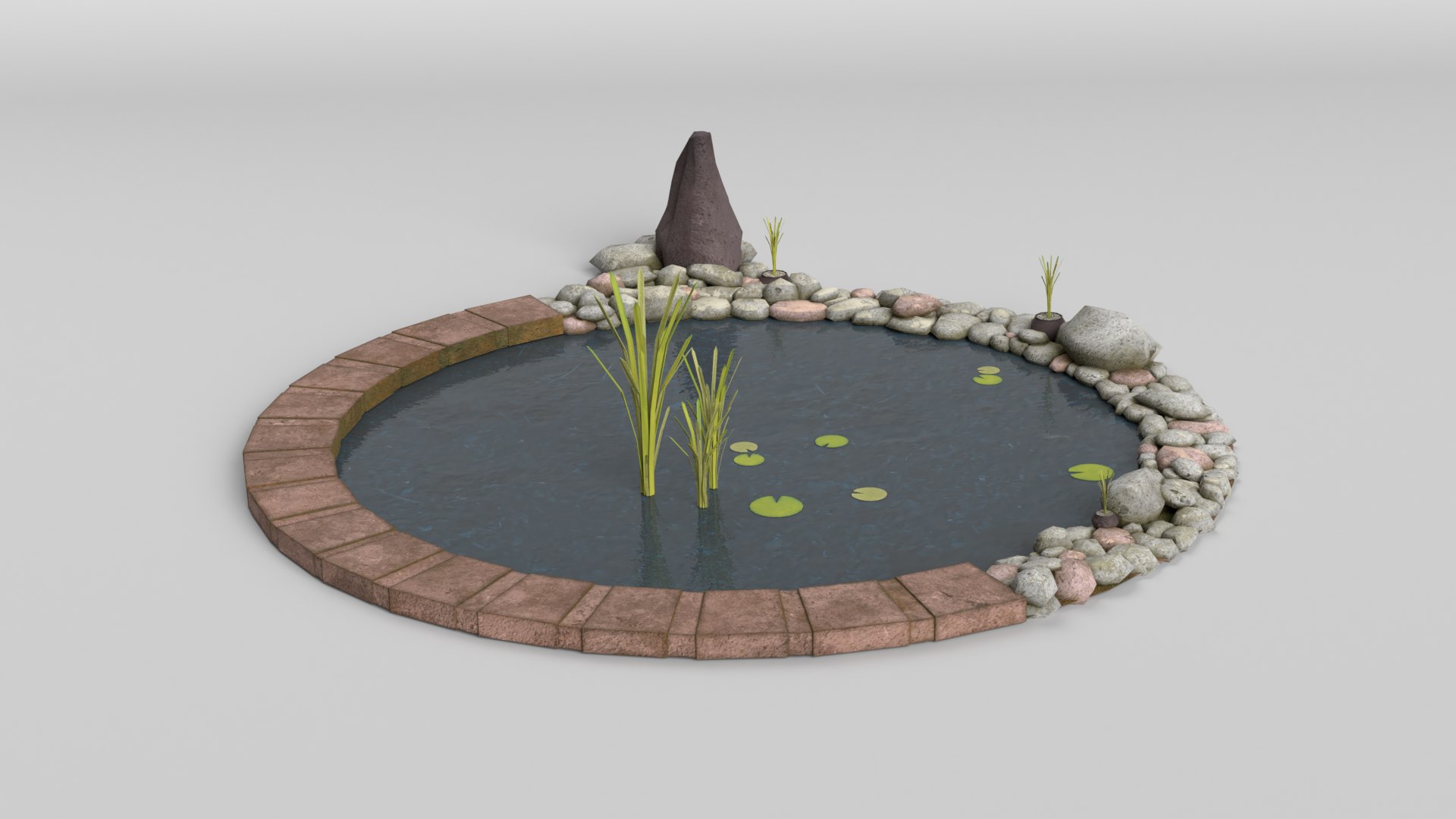 Pond 3 3D model - TurboSquid 1772013