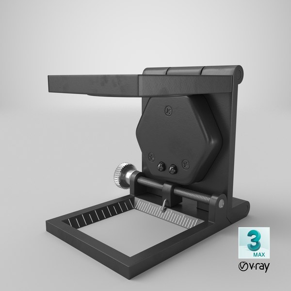 3D foldable magnifier led light - TurboSquid 1585336