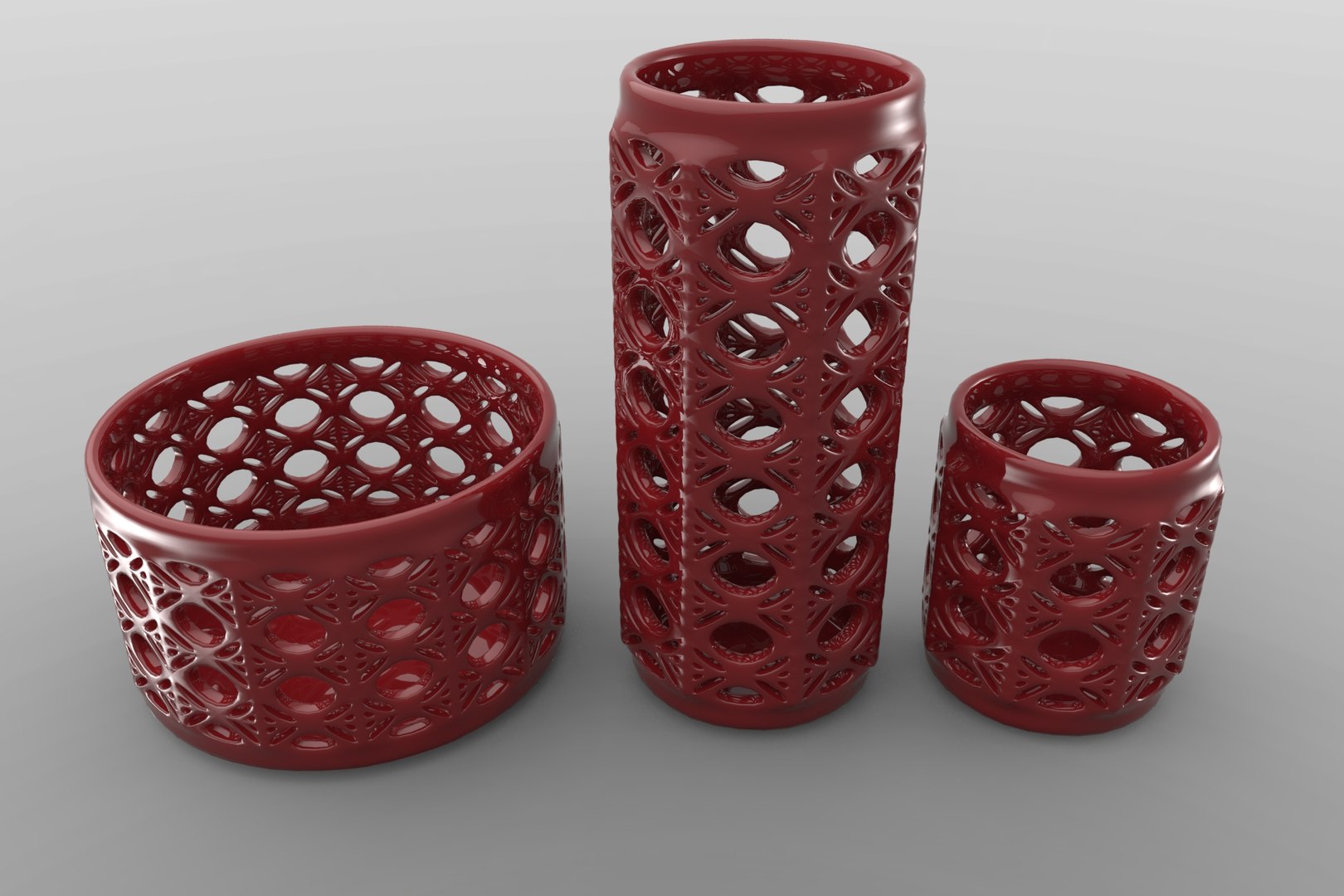Vase Set 3d Max