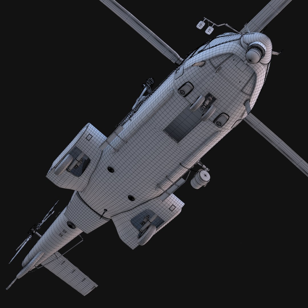 eurocopter as332l2 super puma 3d model