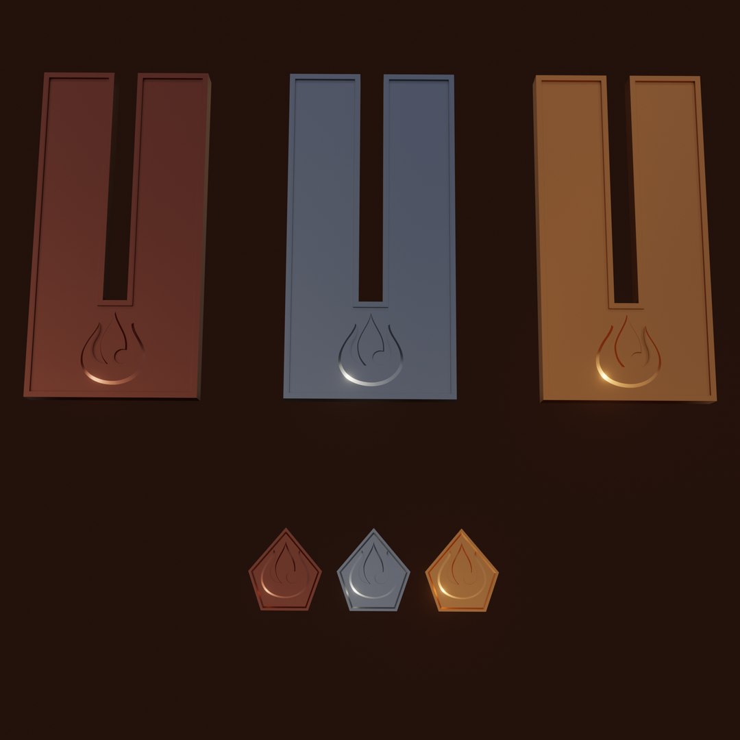 3D Fire Nation Currency Avatar Last Air Bender - TurboSquid 1929358