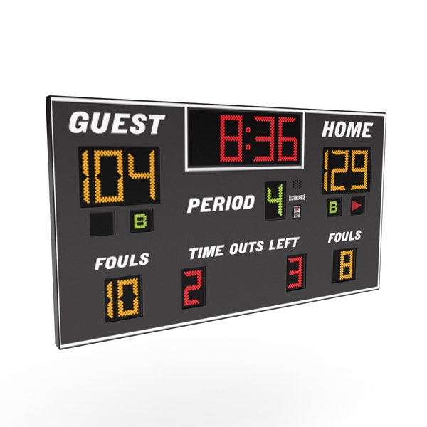 3D Scoreboard Models | TurboSquid