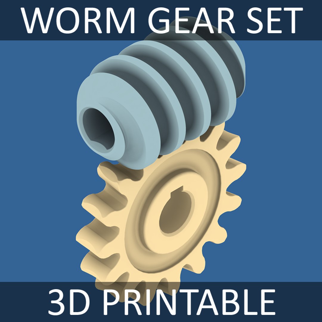 3ds Worm Gear 01