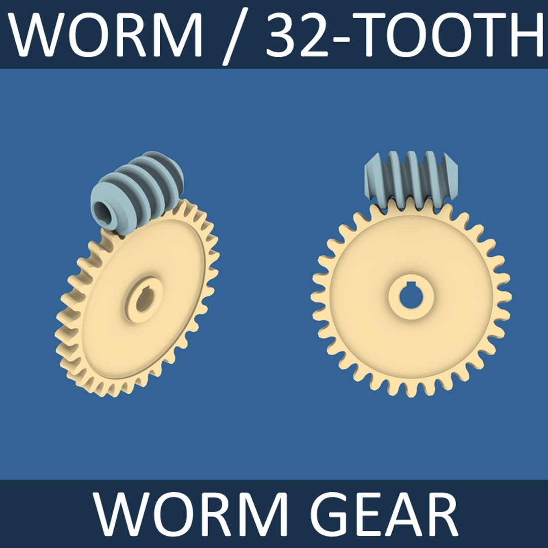 3ds Worm Gear 01