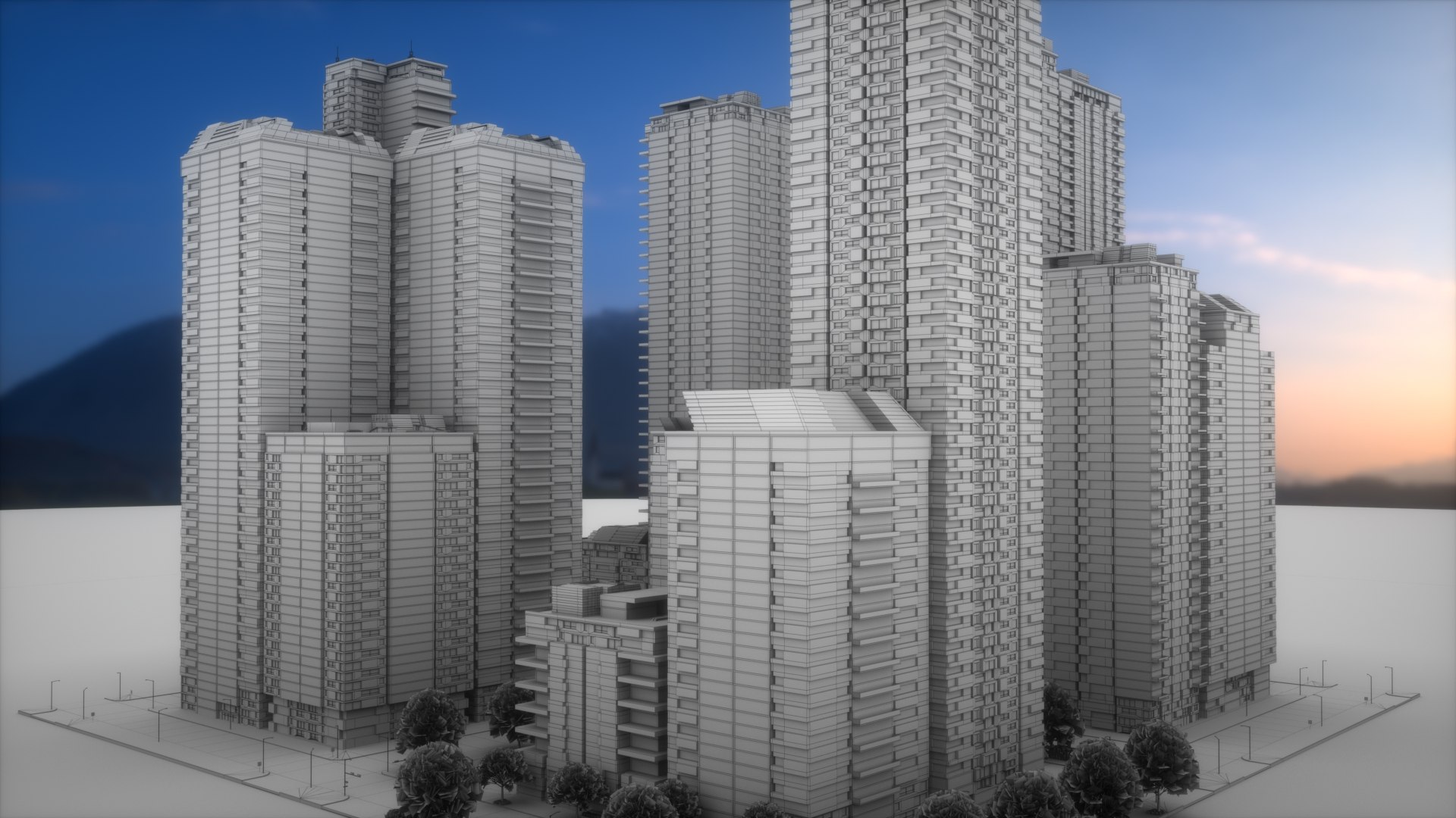 3D City Block Type B31 - TurboSquid 2092361