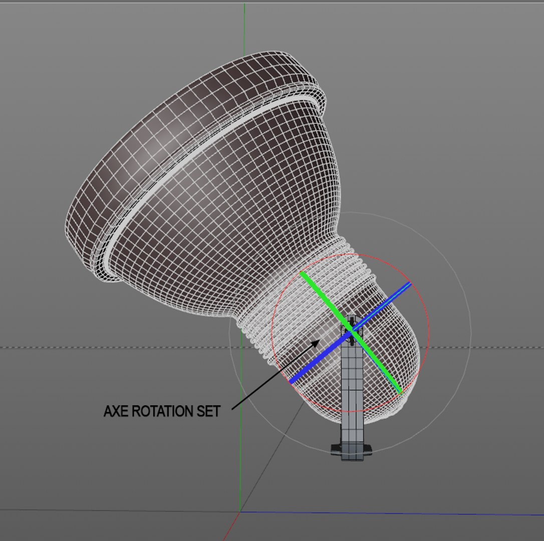 3d Model Spot Light Lamp