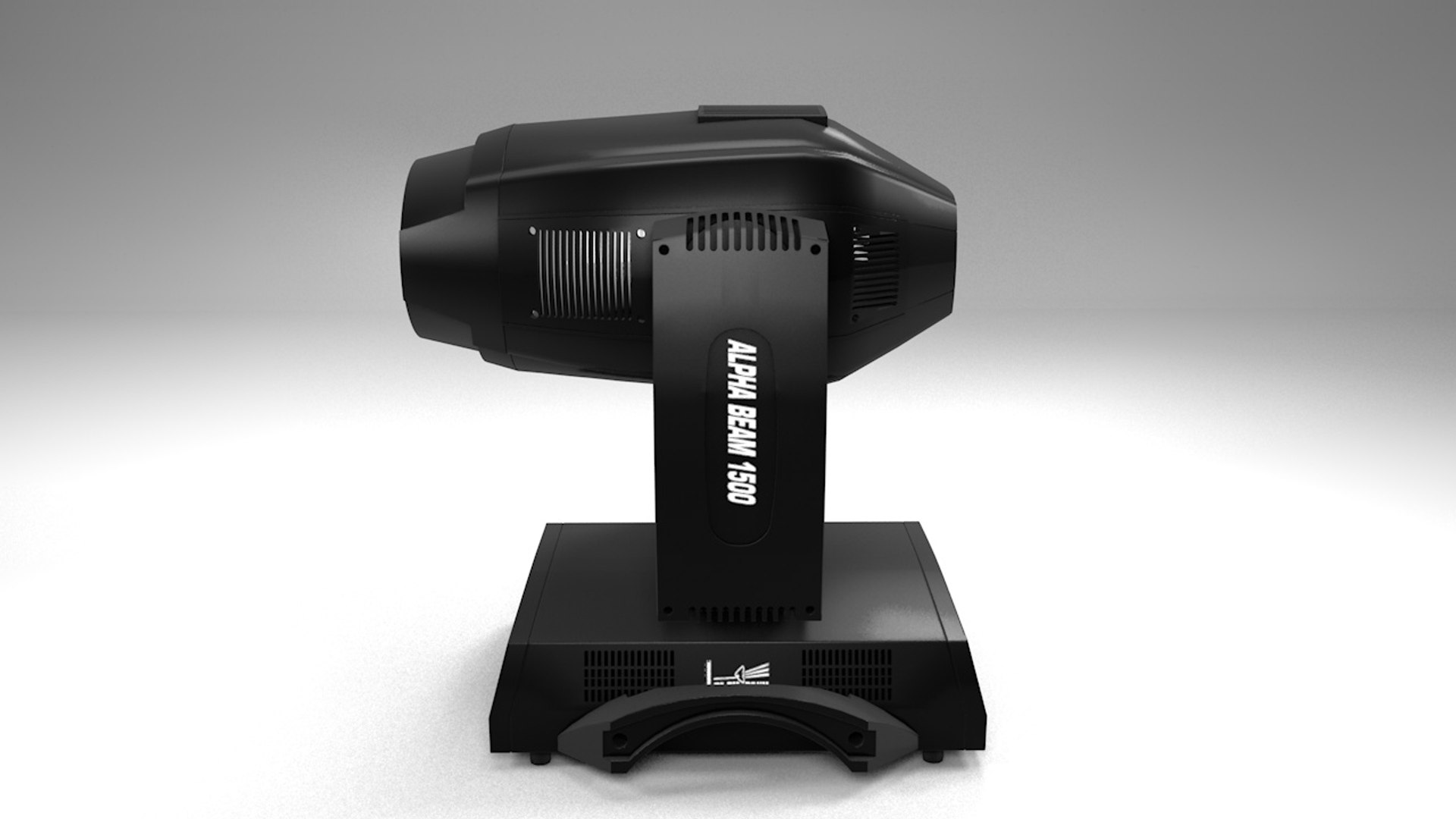 3d clay paky alpha beam