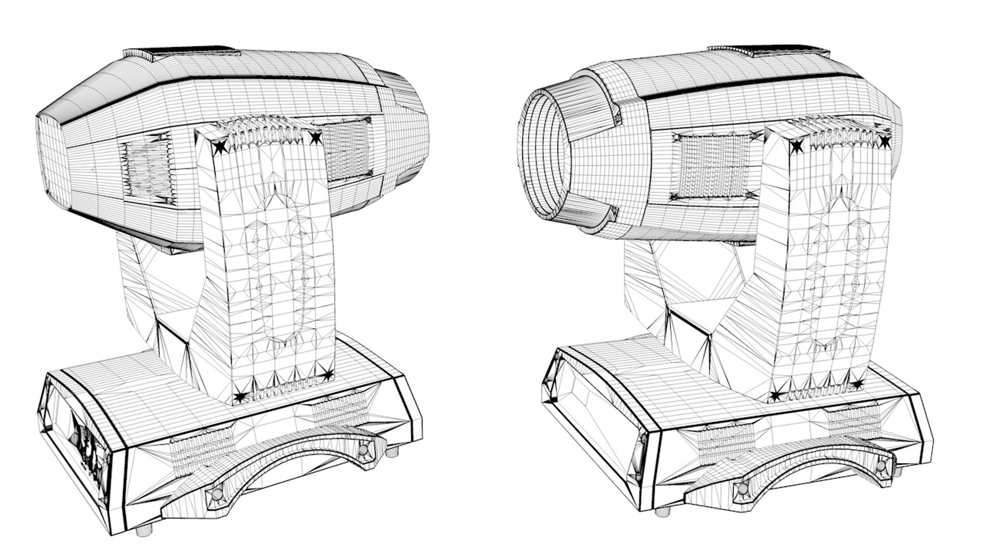 3d clay paky alpha beam